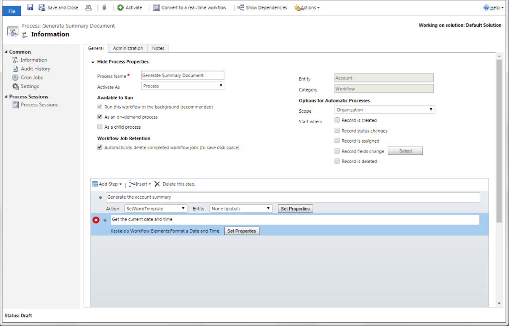 How to: Rename a Generated Word Document | Workflow Elements by Aiden ...
